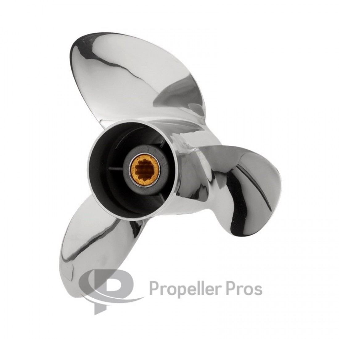 PowerTech SRN3 Stainless Propeller - Tohatsu 25-30 HP